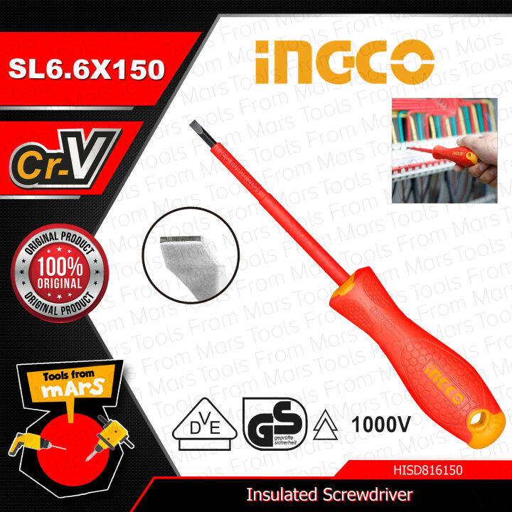 INGCO Insulated Screw Driver PHILIP/ FLAT •TOOLS FROM MARS• IHT | Lazada PH