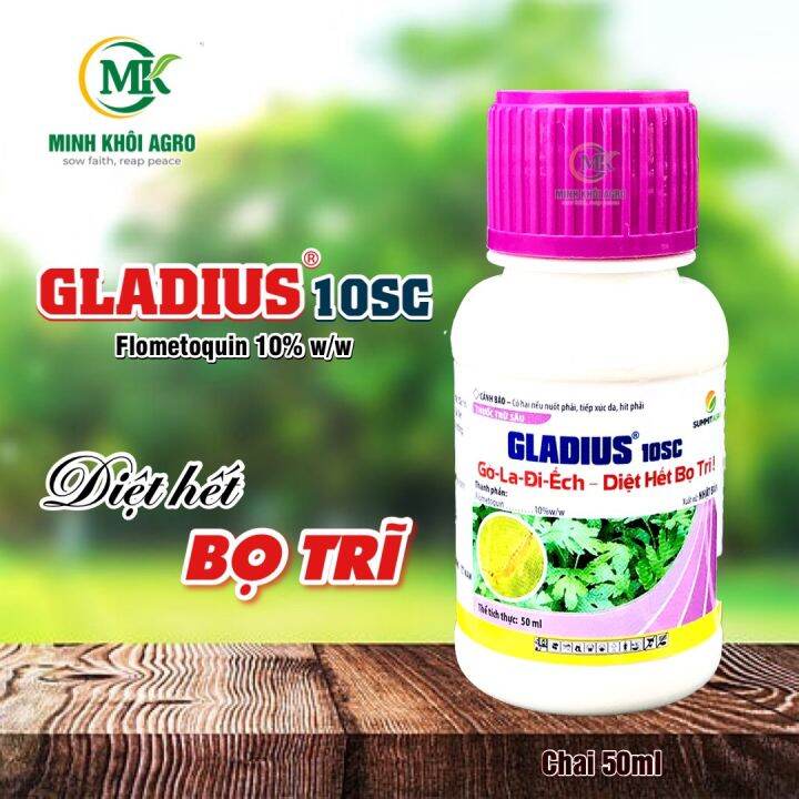 Thuốc trừ sâu Gladius 10SC (Chai 50ml) | Diệt hết bọ trĩ chỉ trong 24h ...