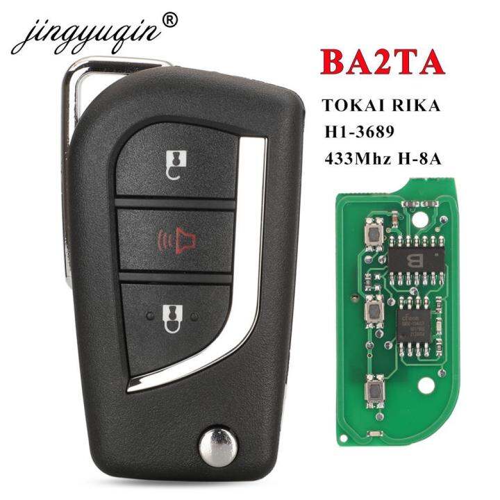 FCC BA2TA Flip Remote Car Key For Toyota Vios Hilux RAV4 Yaris 2015 ...