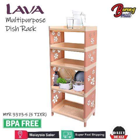 LAVA Multipurpose Storage Rack Shelving Organizer / Rak Pelbagai Guna ...