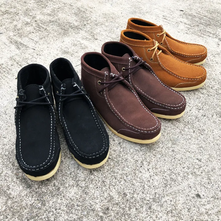 รองเท้าหนังกลับ รองเท้าสเปน รองเท้าผู้ชาย รองเท้าหุ้มข้อ J CHOO รหัส ...