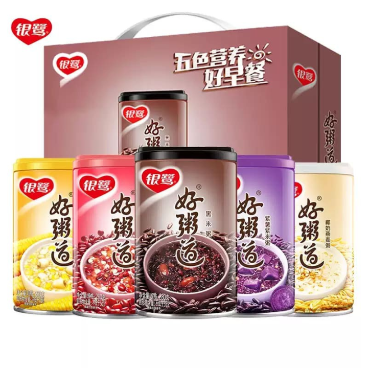 Yinlu Imported Oatmeal Nutritious Mixed Congee Can 280g, 360g | Lazada PH