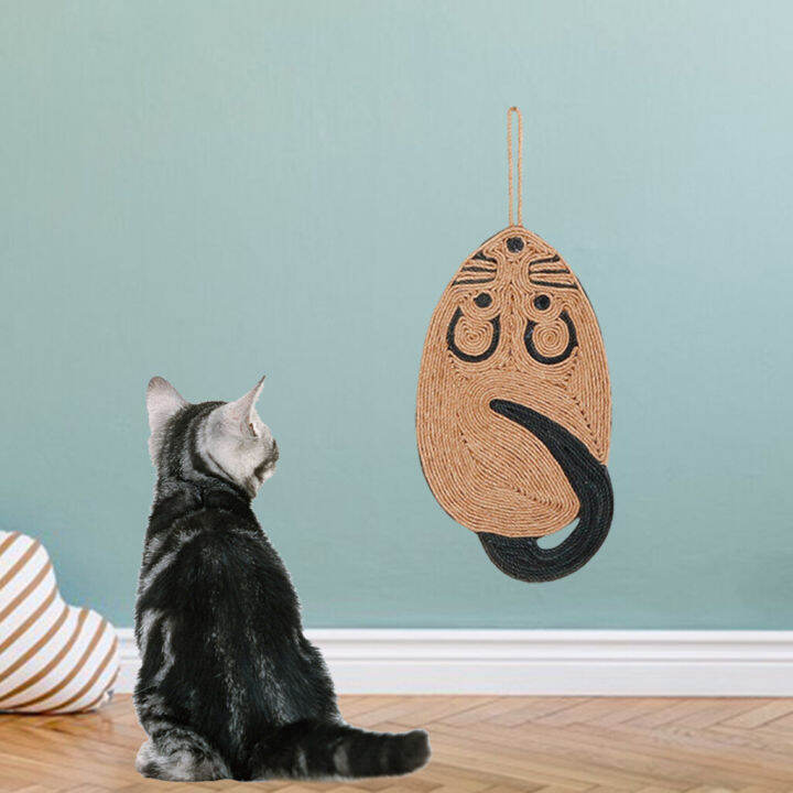 Wall Mount Cat Scratching Board Scratcher Scratch Pad Sharpen Claw Paw ...