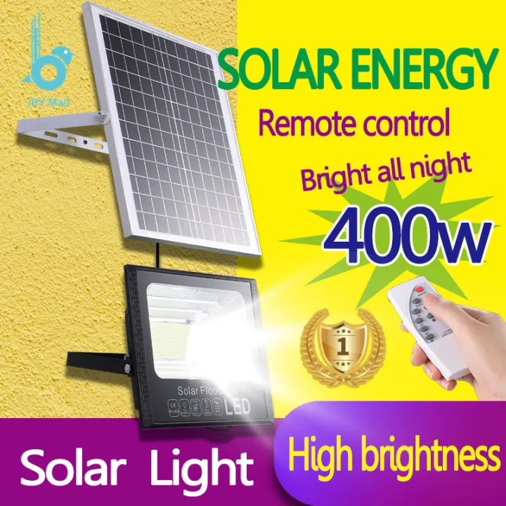 iSY Mall BUY 1 TAKE 1 400W 200W 100W Solar Light Solar Flood Light ...