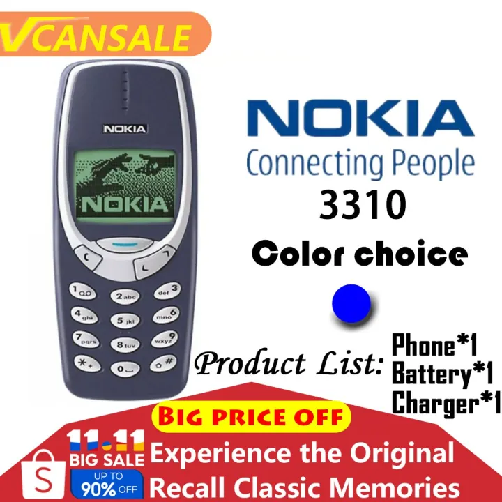 Nokia 3310 Monochrome Display Version Cellphone 2G GSM Mobile Phone Bar Basic Phone | Lazada PH