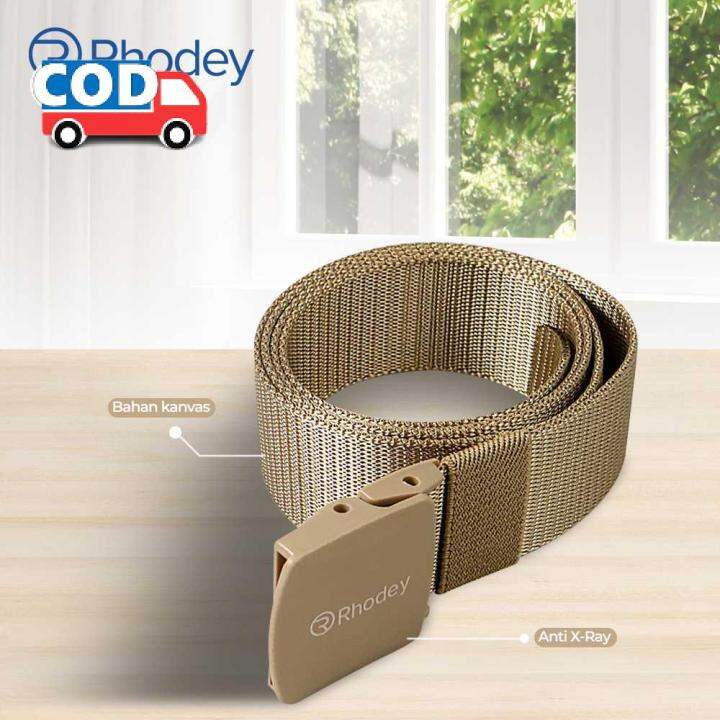 Tali Sabuk Pria Anti Xray Sabuk Pinggang Plastik Anti Xray Pria dengan ...