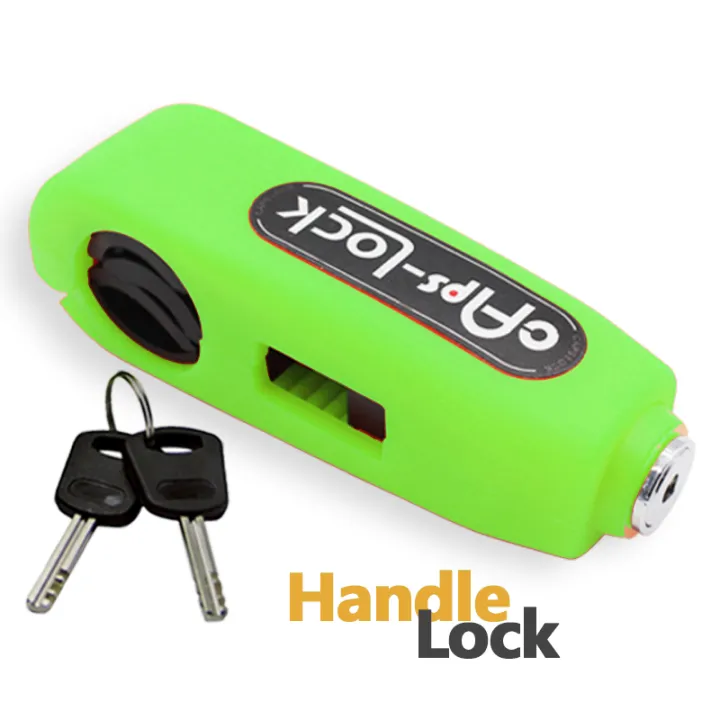 Caps-Lock Motorcycle Handlebar Grip Brake Lever Lock Anti-Theft ...