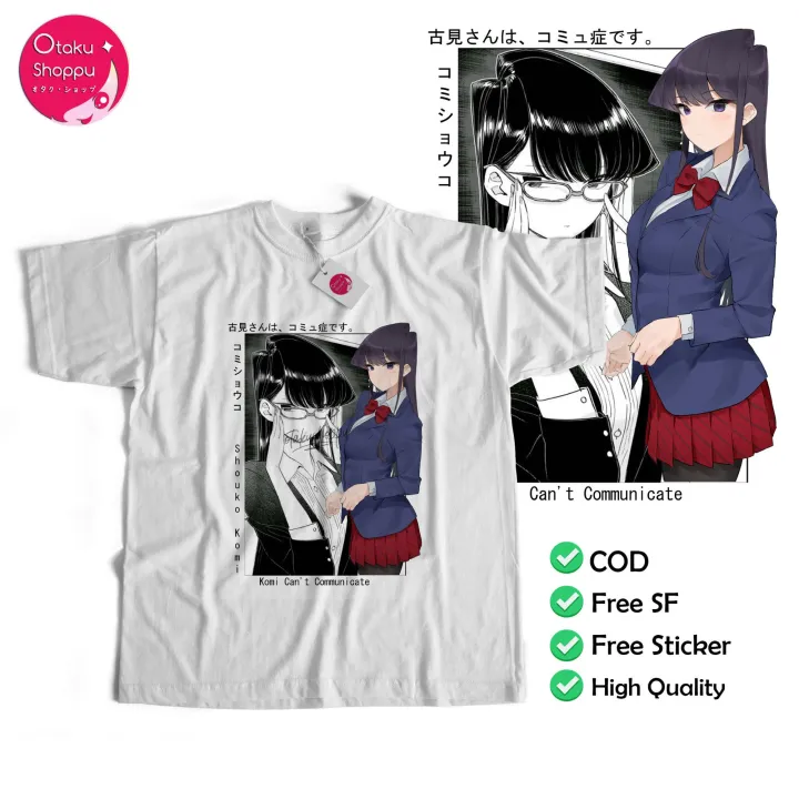 Komi Komi Can't Communicate Anime Shirt | | hellocollectioncod | Lazada PH