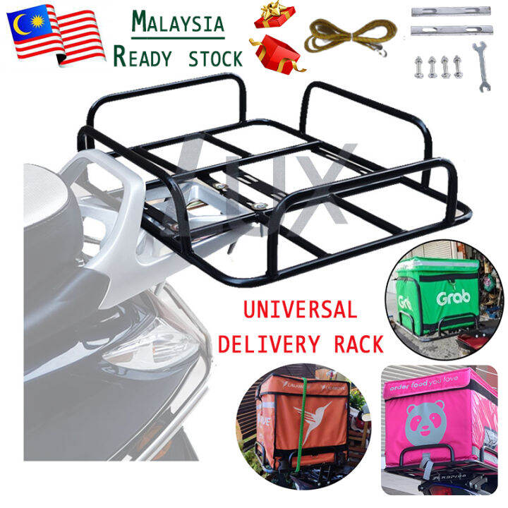 Ready Stock🔥Motorcycle Delivery Bag Rack Universal Carrier Tailstock ...
