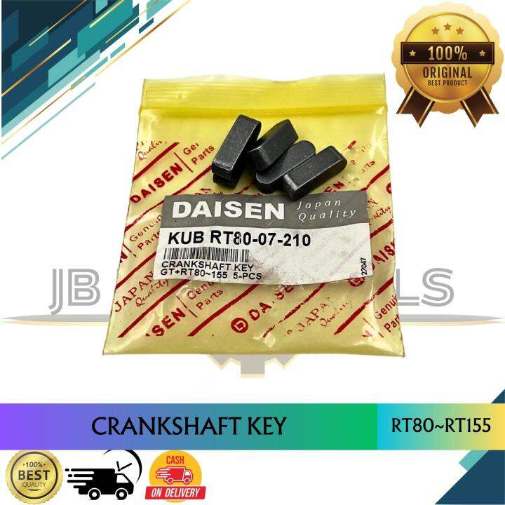 Crankshaft key for Kubota Type Diesel Engine RT80 RT90 RT95 RT125 RT140 RT155 | Lazada PH