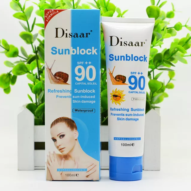 DIsaar Snail Sunscreen Cream 100ml,Protection Face Cream Disaar ...