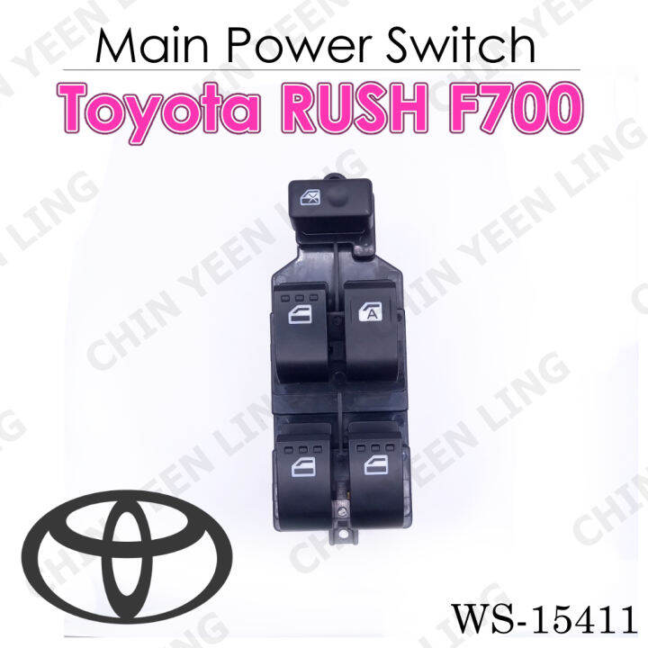 Toyota RUSH F700 Main Power Window Switch (4P/12P) 5B | Lazada