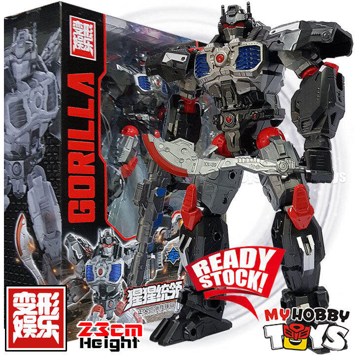 LiJiang Transformable Robot - Gorilla ( 23cm Height Third Party Rise of the Beasts Optimus ...