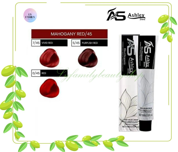 Ashley Hair Color Dye Tube 100ml(Mahogany Red) | Lazada PH