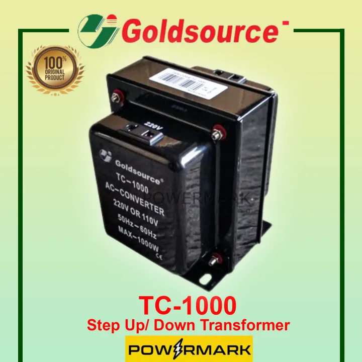 Goldsource TC-1000 Step Up/ Down Transformer | Lazada PH