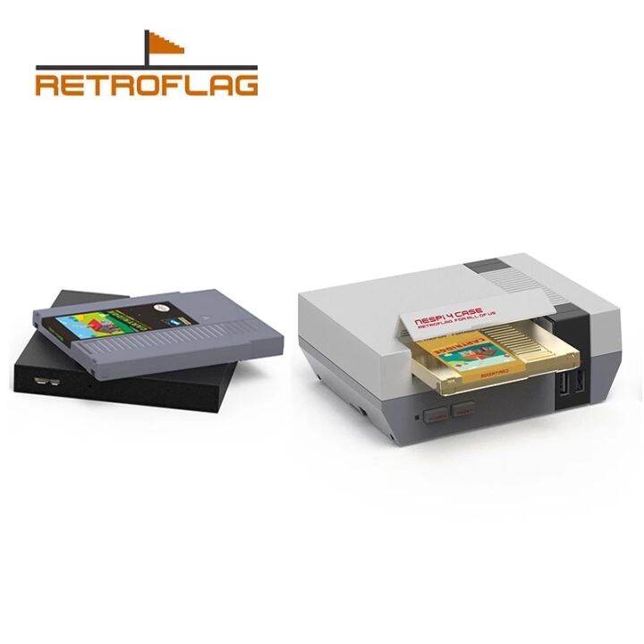Original Retroflag Nespi 4 Case Raspberry Pi 4 Case With 25 Inch Ssd Nes Cartridge For 