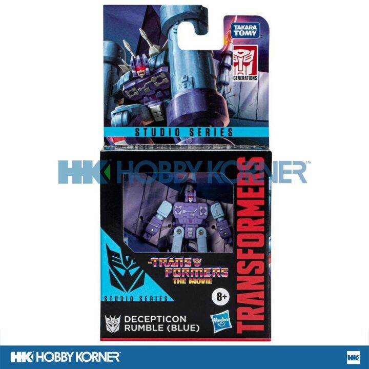 (IN STOCK) HASBRO Studio Series 86 Core Class Decepticon Rumble (Blue ...
