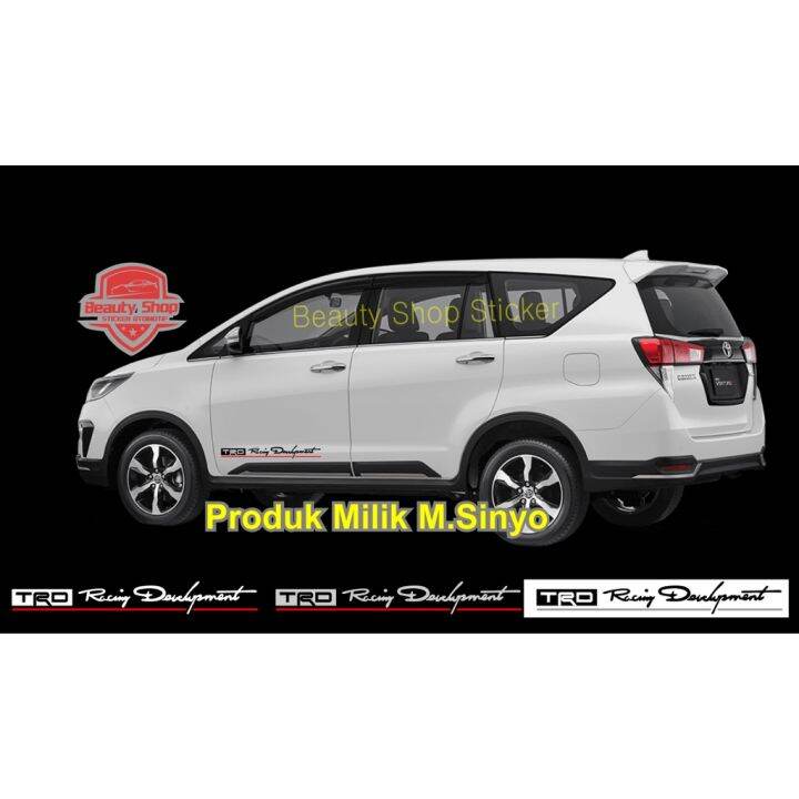 stiker trd racing development sticker toyota innova calya avanza trd ...