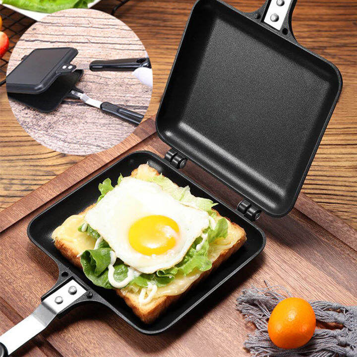 Smart Save Line Double-Sided Sandwich Bread Frying Pan | Lazada
