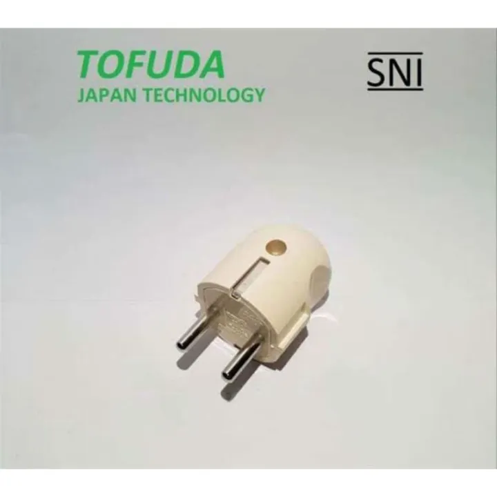 TOFUDA STEKER ARDE BULAT T-201A COLOKAN BULAT PLUG SNI COLOKAN LISTRIK ...