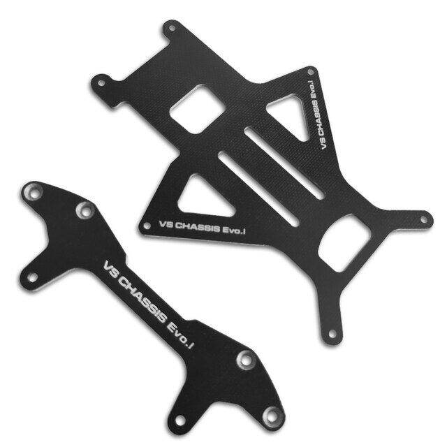 Self-Made 1.5mm Thick Glass Fiber 4WD Chassis VS EVO.1 94734 Suitable ...