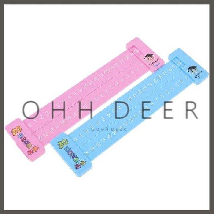 OHHDEER Math Ruler Toys Counting Number Educational Matching Montessori ...