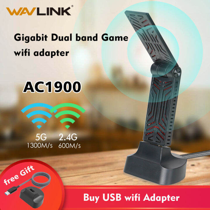 Wavlink AC1900 2.4GHz + 5Ghz USB3.0 Wireless Network Adapter Dual Band ...