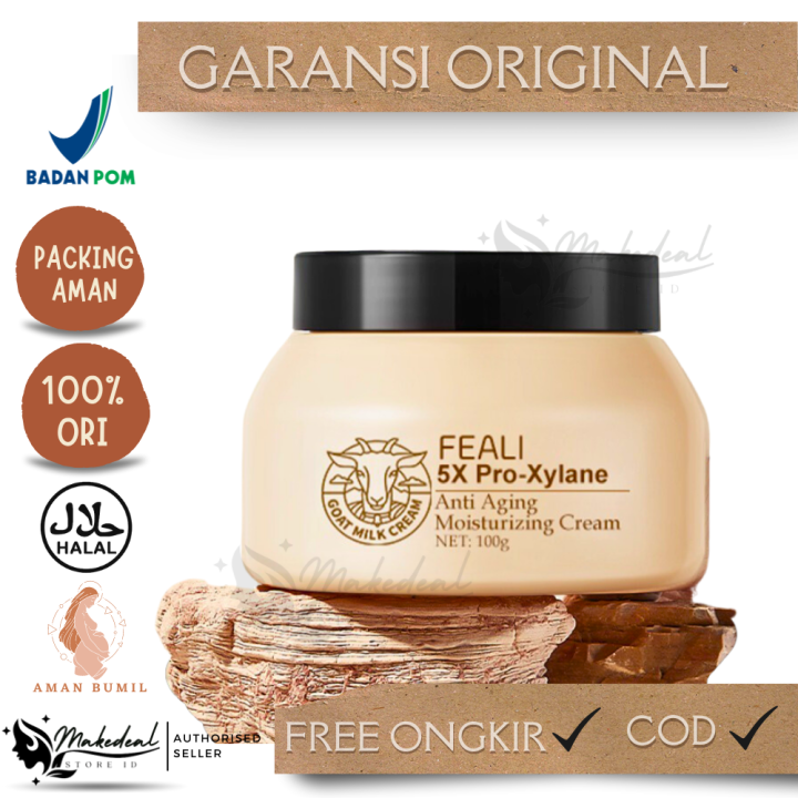 FEALI Moisturizer Cream and Goat Milk: Pelembab Anti-Aging dengan Pro ...