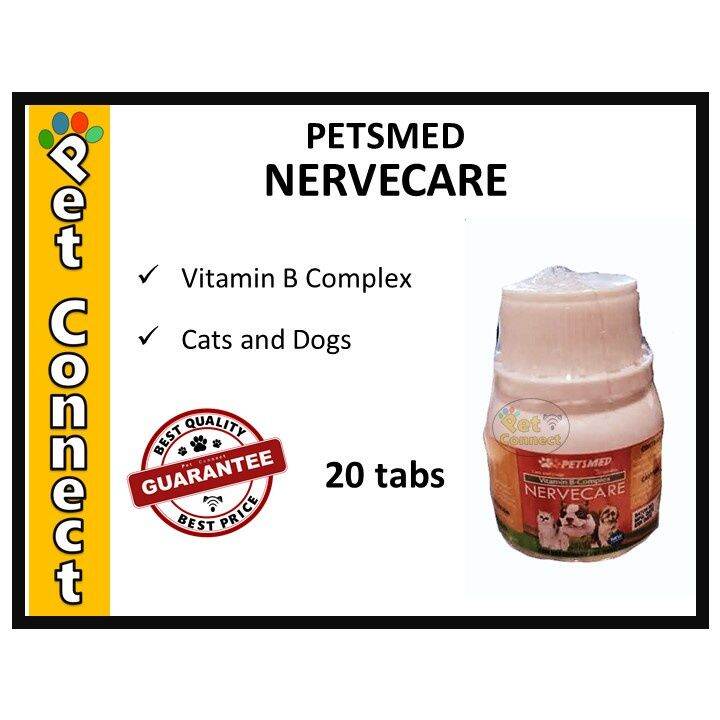Petsmed NERVECARE Vitamin B Complex Supplement for Dogs and Cats 20 ...