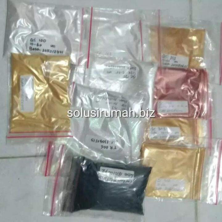 SAMPLE WARNA MACAM2 11 WARNA METALIC PIGMENT WARNA SET | Lazada Indonesia