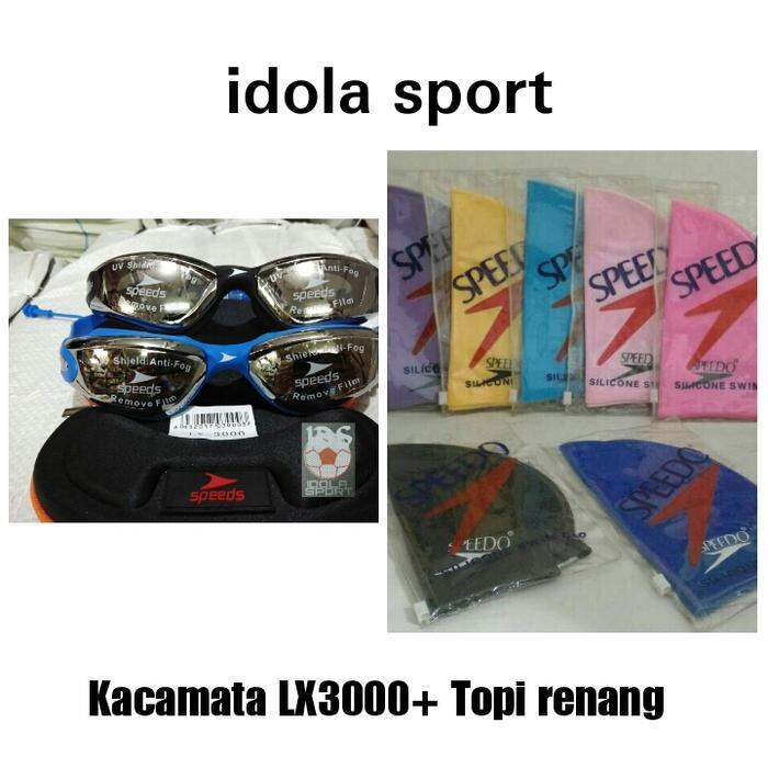Tranding!!! kacamata renang speedo lx3000 dan topi renang Sedia Juga kacamata speedo,dewasa,anak ...