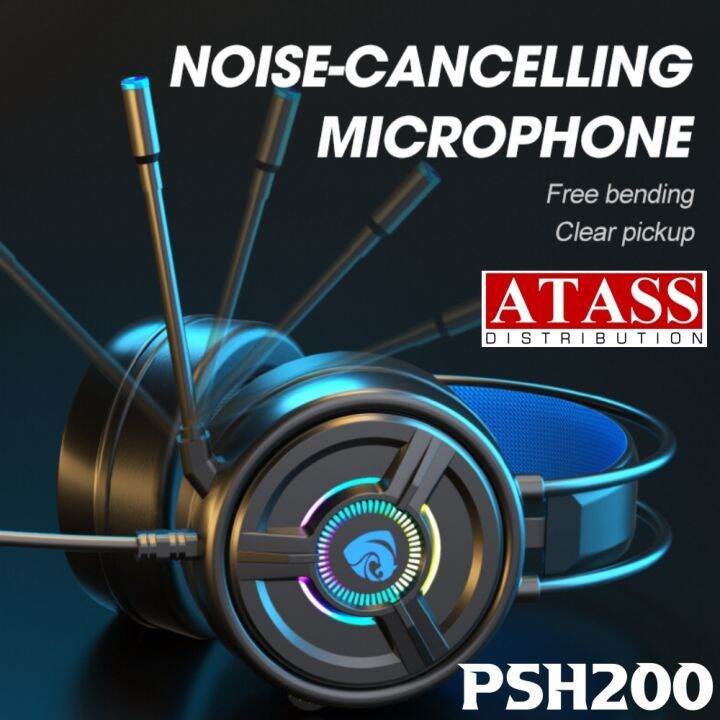 PANTSAN PSH-200 RGB LED Gaming Headset with Microphone, LED Light ...
