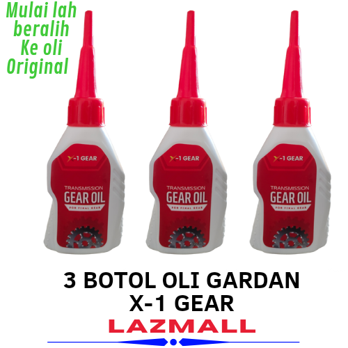 3 BOTOL OLI GARDAN X 1 120 ML HARGA GROSIR COCOK UNTUK SEMUA JENIS MOTOR METIC | Lazada Indonesia
