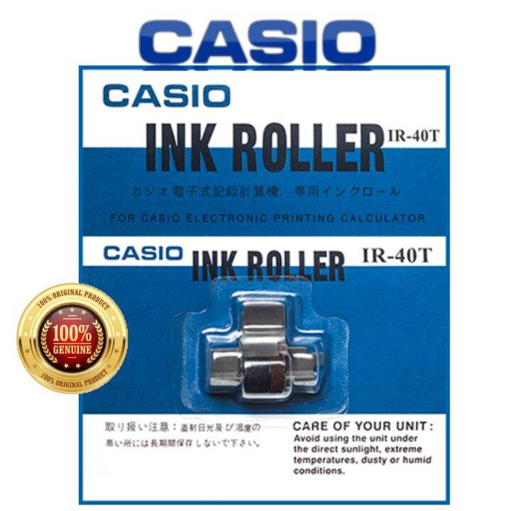Genuine Casio IR-40T Ink Roller for HR Series 2 color Black/Red Print ...