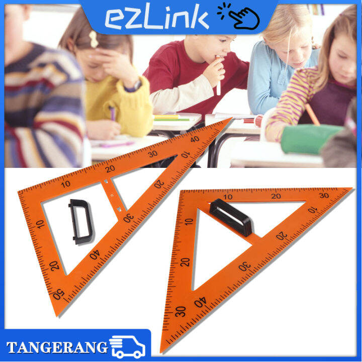 2PCS Penggaris Segitiga /Penggaris Segitiga Sama Kaki Papan Tulis ...