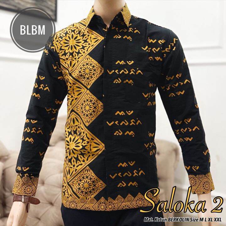 Batik Lontara Kode Saloka 2 Batik Makassar Batik Bugis Batik Lanang by ...