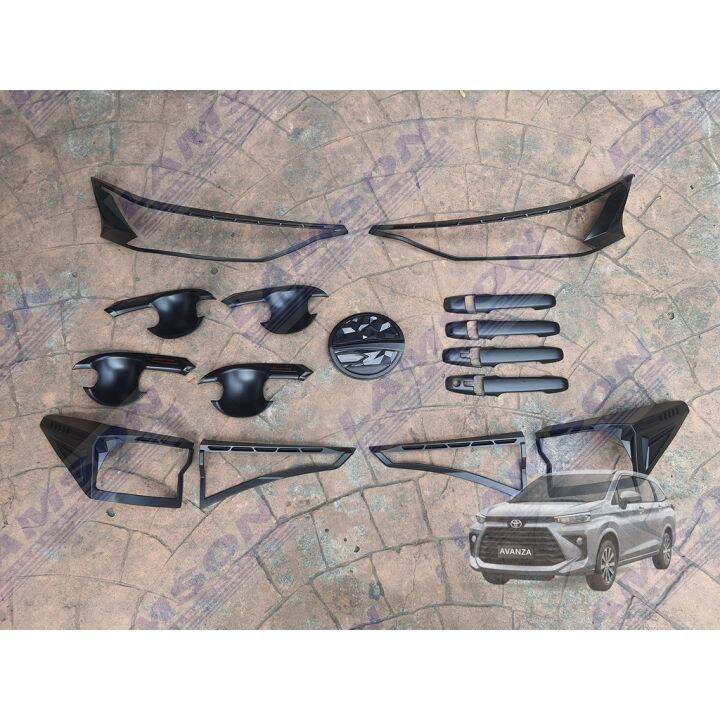 Toyota Avanza 3rd Generation 2022 Black Garnish Combo | Lazada PH