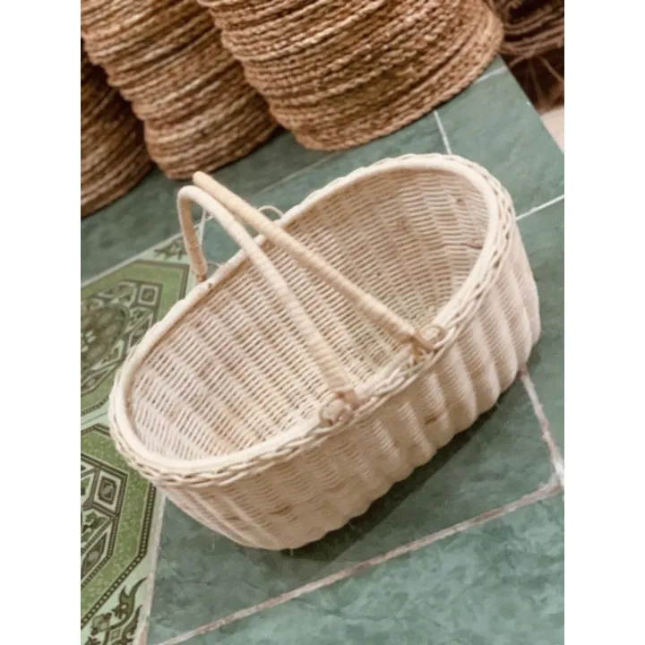 keranjang piknik rotan keranjang anyam kerajang piknik bambu kerawang ...