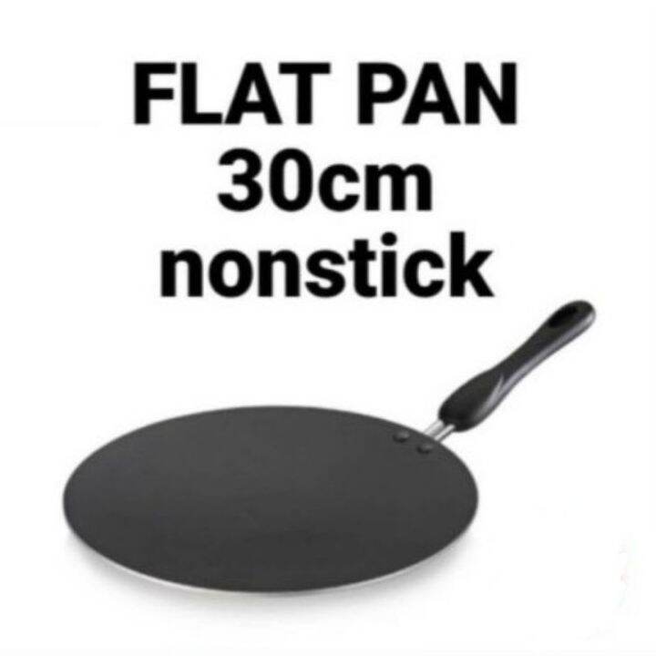 30cm Non Stick Flat Fry Pan / Kuali Leper / Kuali Lempeng / Kuali Roti ...
