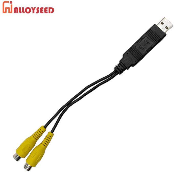 USB To CVBS RCA Video Cable 2 CVBS Output USB To RCA Cable DC 5V USB ...