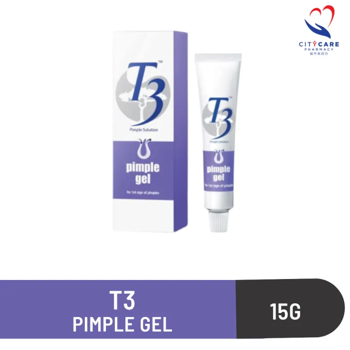 T3 PIMPLE SOLUTION PIMPLE GEL 15g | Lazada