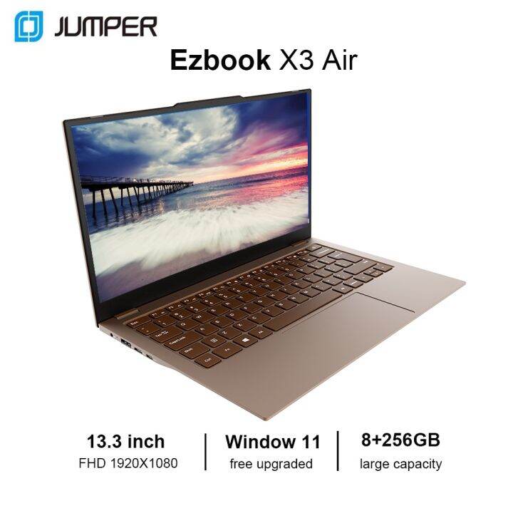 【Thai Keyboard Jumper Ezbook X3 Air 13.3 inch Laptop Notebook 256GB SSD 8GB RAM Window 11 Office ...
