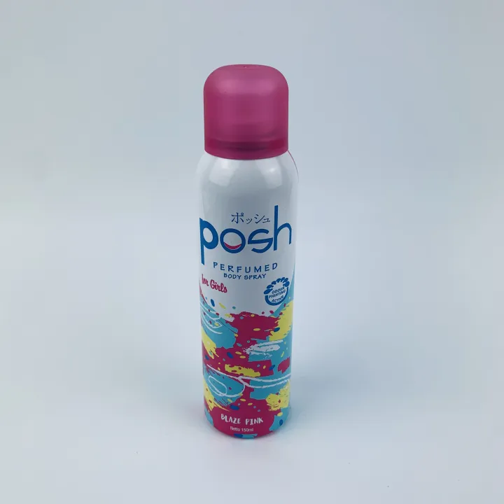 Posh Perfumed Body Spray For Girls/ Minyak Wangi / Blaze Pink /150ml ...