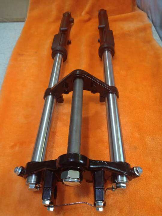 FRONT FORK ASSY SET RUSI/TC150 (BLACK) | Lazada PH