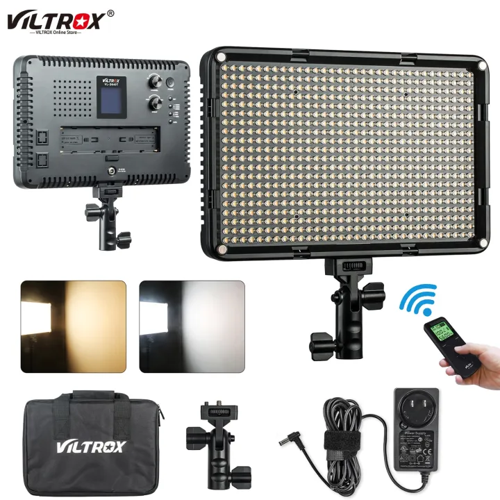 VILTROX VL-D640T Video LED Light Bi-Color Dimmable Wireless Remote ...