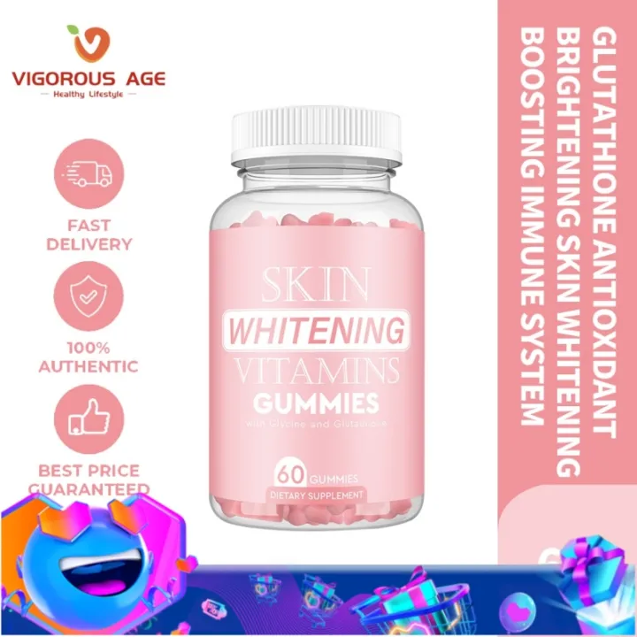 Vigorous Age Glutathione Whitening Vitamin Gummies Antioxidant Fade ...