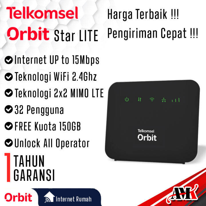Modem Router WIFI Telkomsel Orbit Star Lite / Modem 4G Orbit Star Lite ...