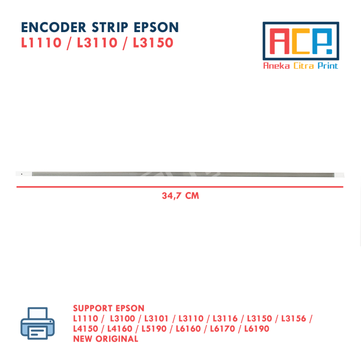 Encoder Strip Pita / Scale Printer Epson L1110 L3110 L3150 L4150 L5190 ...