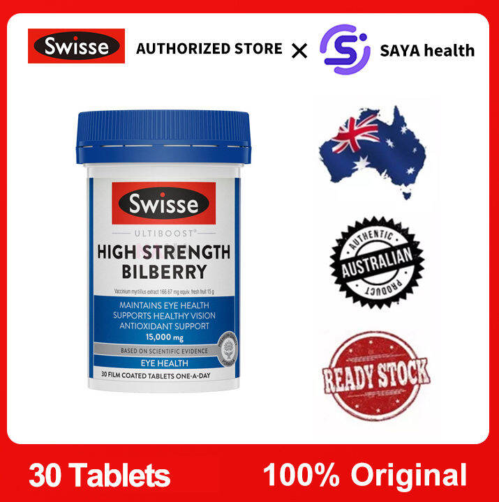 Swisse Ultiboost High Strength Bilberry 30 Tablet（Exp:2024-2） | Lazada Indonesia