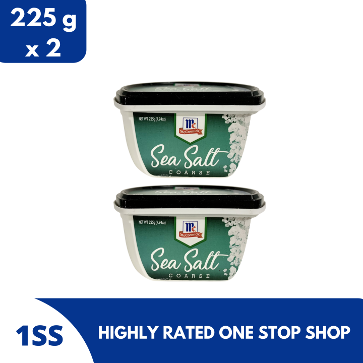 McCormick Sea Salt Coarse, 225g set of 2 | Lazada PH
